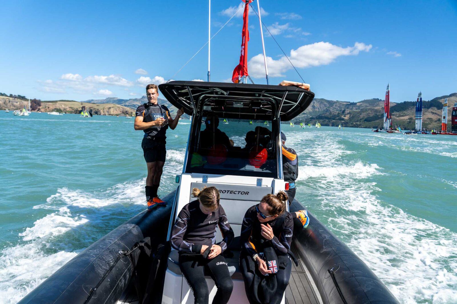 Chase Boat Skipper for Emirates Great Britain SailGP Team - Ancasta